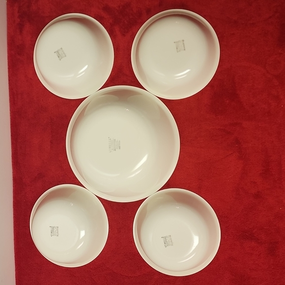 Corelle | Dining | Set Of 5 Corelle By Corning Bowls Made In Usa | Poshmark